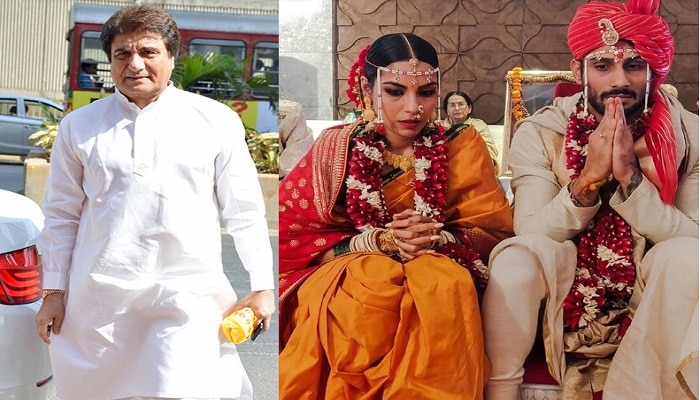 Prateik Babbar And Sanya Sagar Wedding Pictures