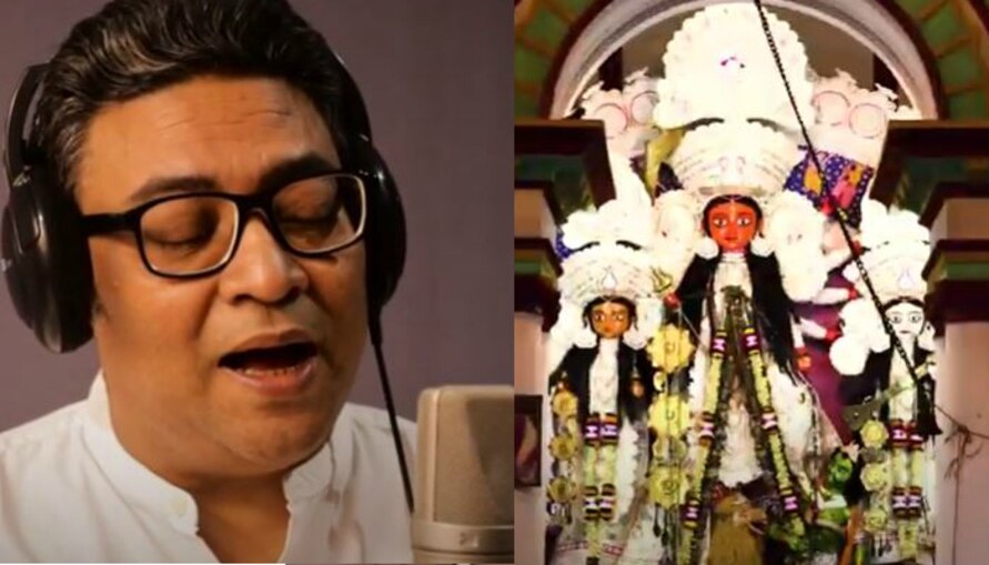 Singer Indranil Sen new song 'Onyorokom Durga Puja' | গানে গানে ...