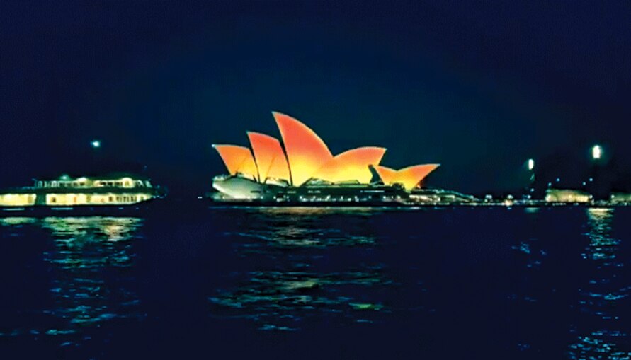 Diwali 2020: Sydney Opera House enlightened on the occasion of Dipavali ...