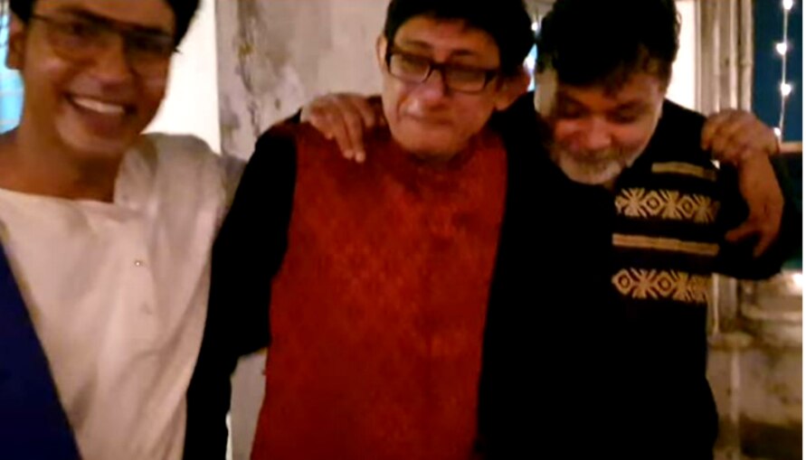 Srijit Mukherji's & Kanchan Mullick's Dance at actor Anirban ...