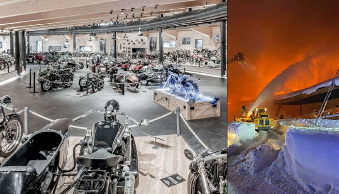 বিশ্বের সবচেয়ে উঁচুতে অবস্থিত Motorcycle Museum-এ ভয়াবহ আগুন, পুড়ে ...