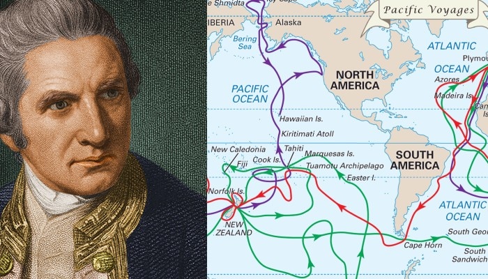 তিন বছর ধরে জাহাজে পৃথিবী প্রদক্ষিণ করে ক্যাপ্টেন কুক ফিরলেন ১৩ জুলাই ...