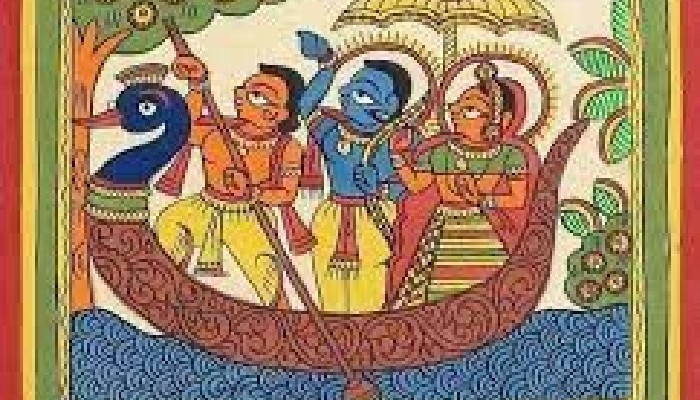 Durga Puja 2021: জল থেকে উঠে শ্রীমন্তের হাতটি ধরলেন 'ছেলে-ধরা দুর্গা ...