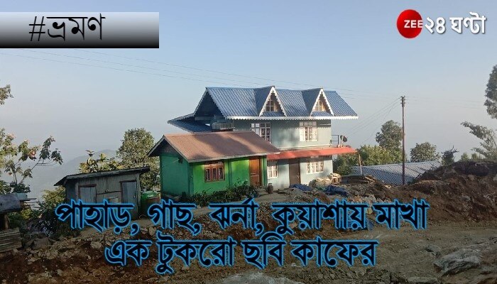 #ভ্রমণ: পাহাড়ের নতুন ঠিকানা; পাহাড়, গাছ, ঝর্না, কুয়াশায় মাখা এক ...