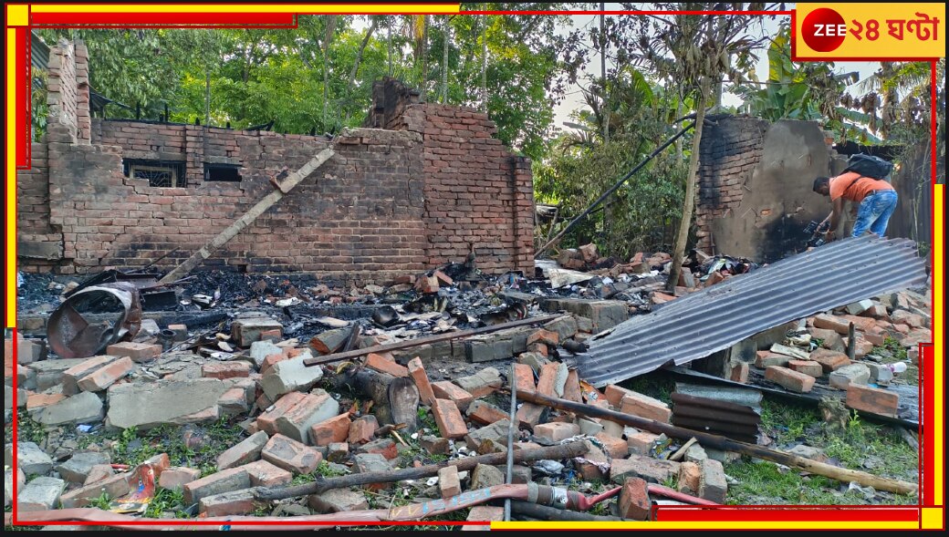 Maheshtala Blast: বাজি কারখানায় বিস্ফোরণ, গাছের ডালে বাড়ির চাল ...