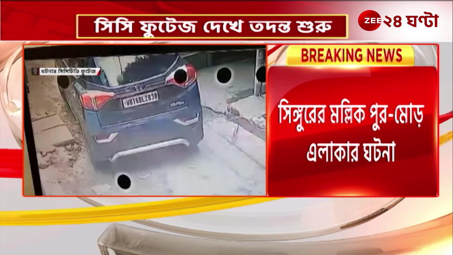 Dog Death in Singur: সিঙ্গুরে ৩টে কুকুরছানাকে পিষে মারল গাড়ি, CCTV ...