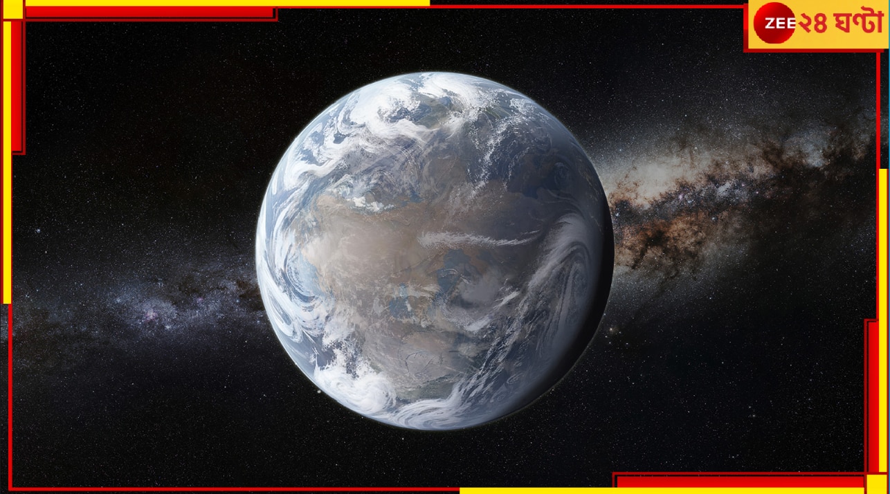 Eyeball Planet: বিশাল আগুনের গোলার দিকে স্থির দৃষ্টিতে তাকিয়ে একটি নীল ...