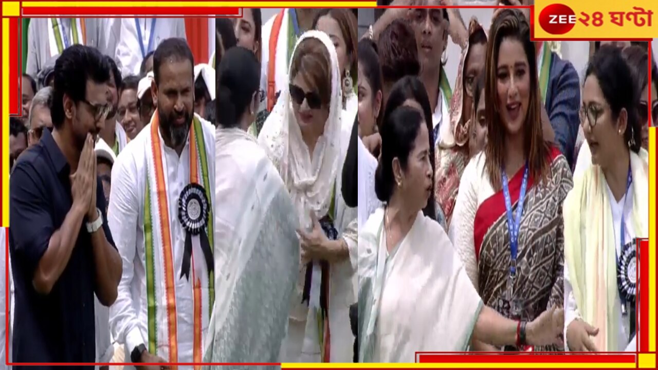 বিজেপি থেকে সরাসরি একুশের মঞ্চে শ্রাবন্তী, হাজির দেব-সোহমও, দেখা নেই ...