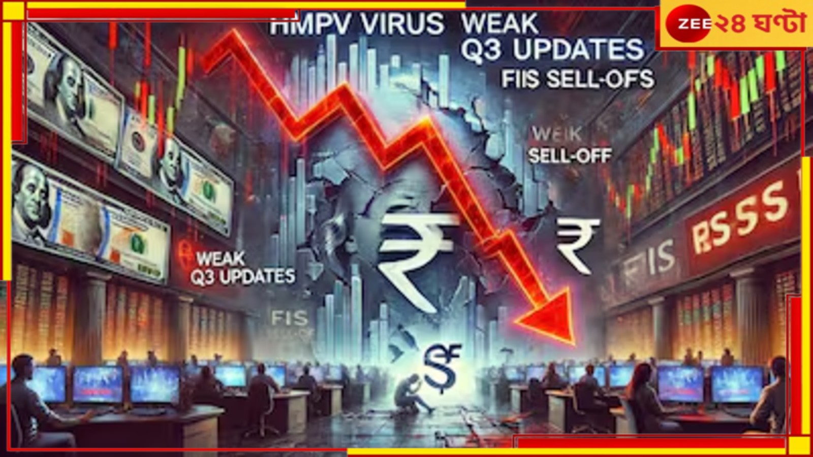Stock Market Crash: ভারতে ভূমিকম্প! নয়া ভাইরাস হানা দিতেই বাজার থেকে ...