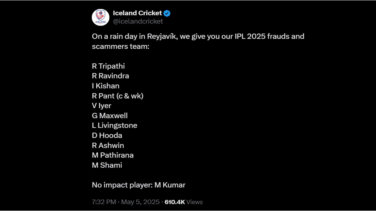 IPL 2025 Frauds And Scammers Team: 'আইপিএল জালিয়াত-প্রতারকদের দল ...