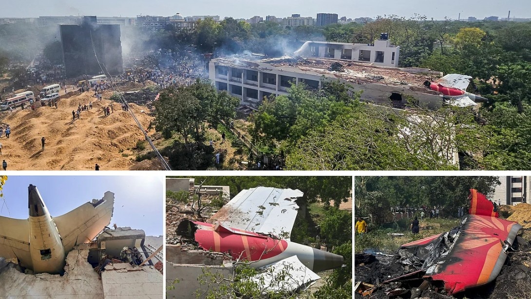 আমদাবাদ বিমান দুর্ঘটনায় বিস্ফোরক পাইলটে বাবা... | News in Bengali