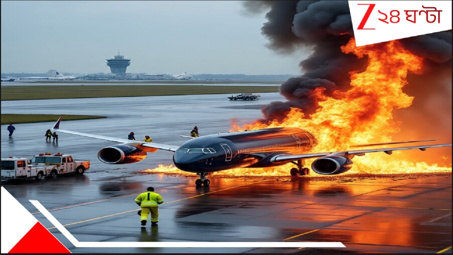 Fire in Airport WATCH: বিমানবন্দরে দাউদাউ আগুন, কেন্দ্রে সেই এয়ার ...