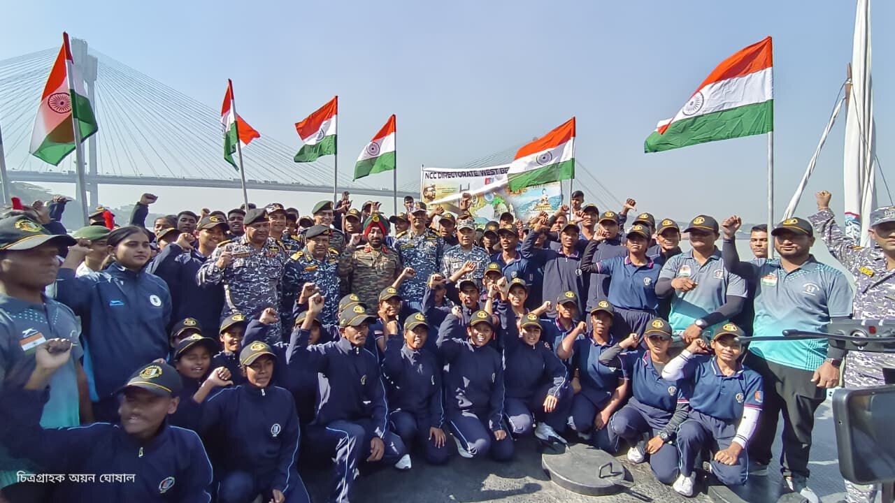 NCC: ফরাক্কা থেকে ৪১০ কিমি নদীপথে কলকাতা, জলপথ অভিযানে এনসিসির ন্যাভাল ...